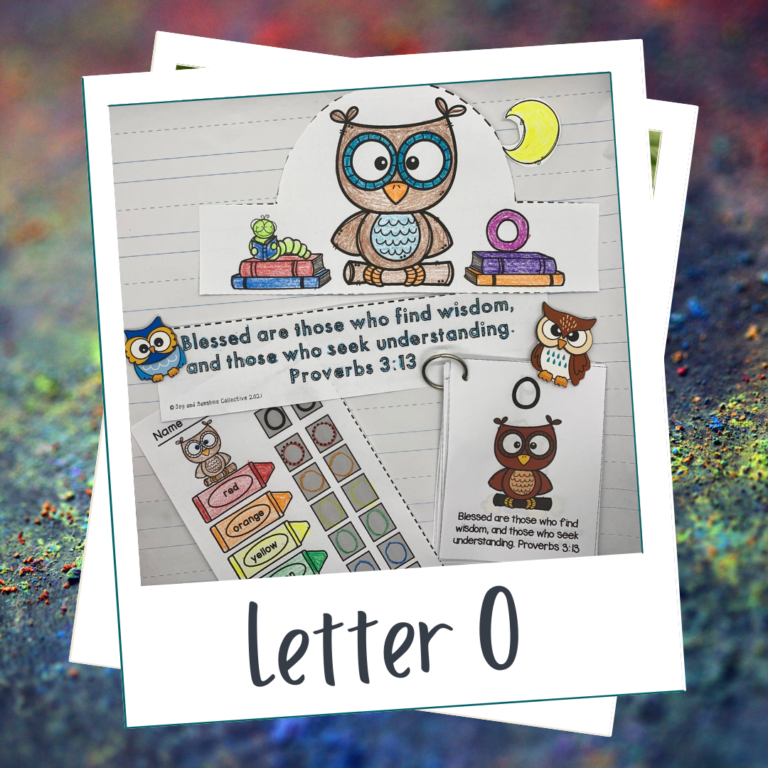 ABC Bible lessons for preschoolers - Joy and Sunshine Collective