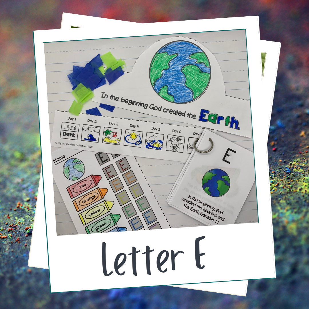 ABC Bible lessons for preschoolers - Joy & Sunshine Collective