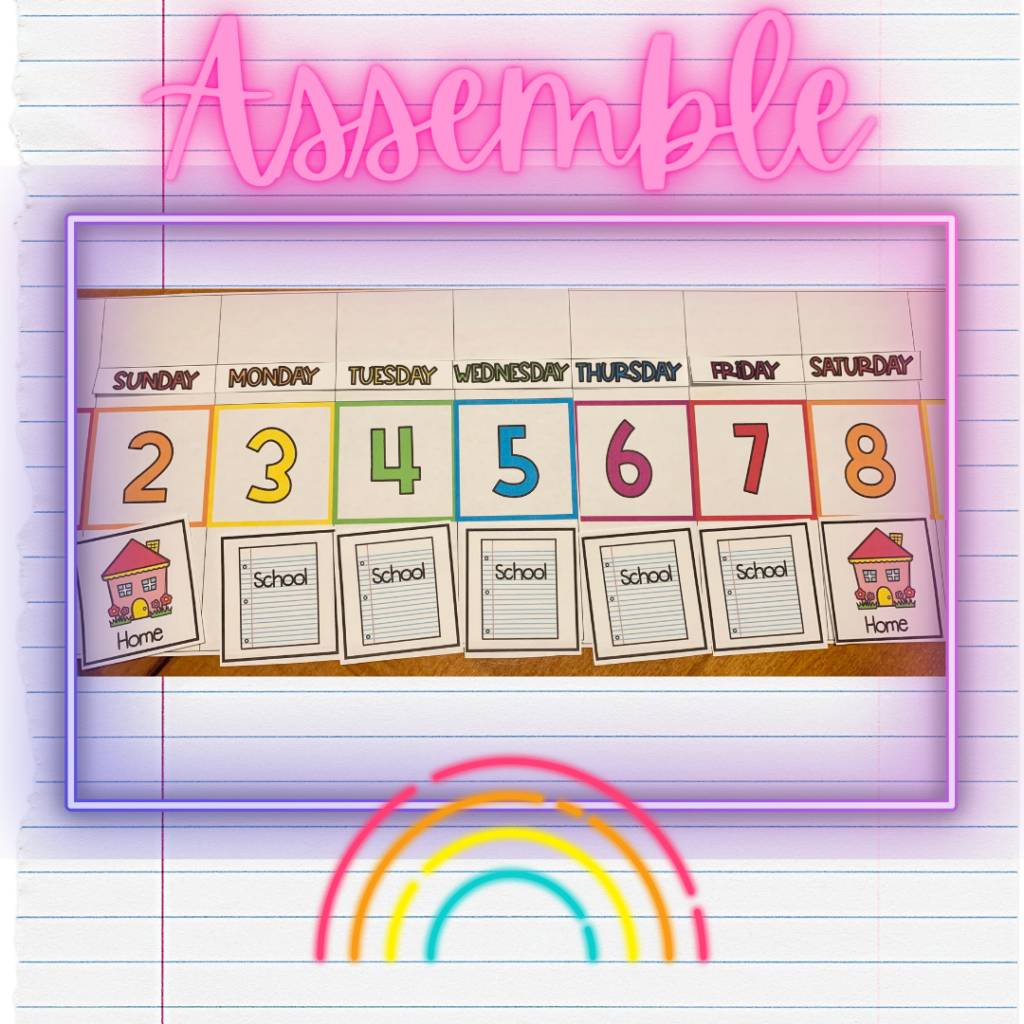 The benefits of using a linear calendar for preschoolers - Joy and ...