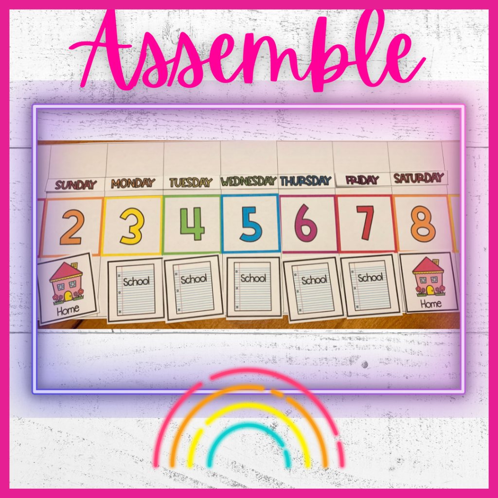 The benefits of using a linear calendar for preschoolers - Joy ...